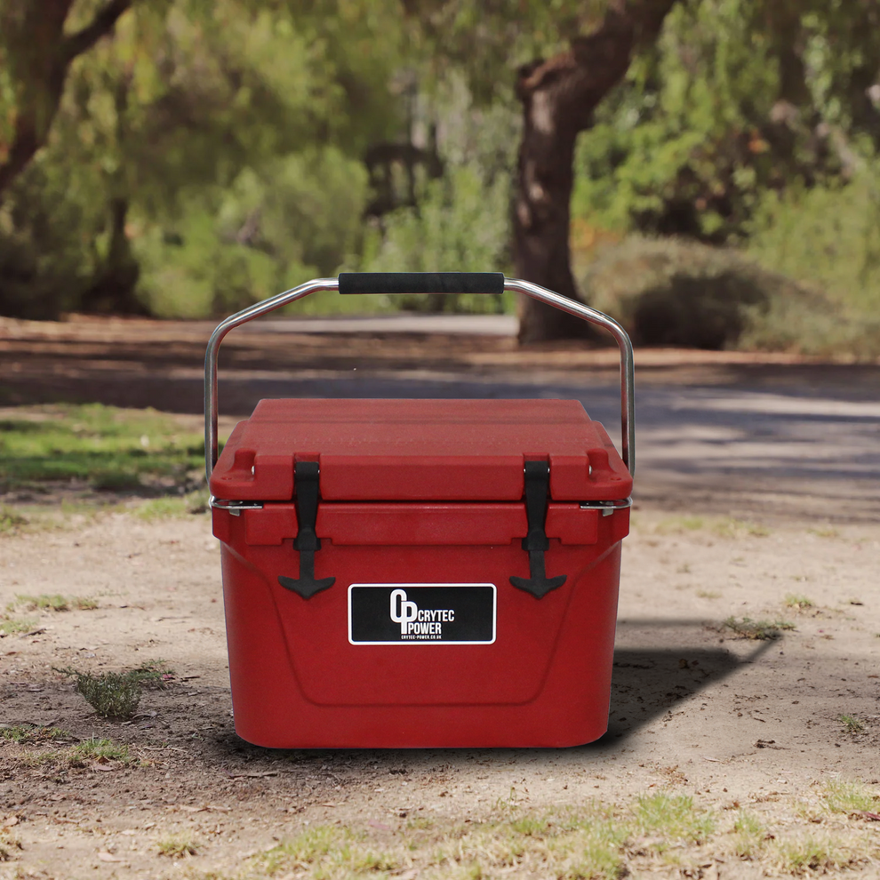 Crytec | 20 qt (18.92 Litre) | Hardened Cool Box | Ice Holder | Drinks