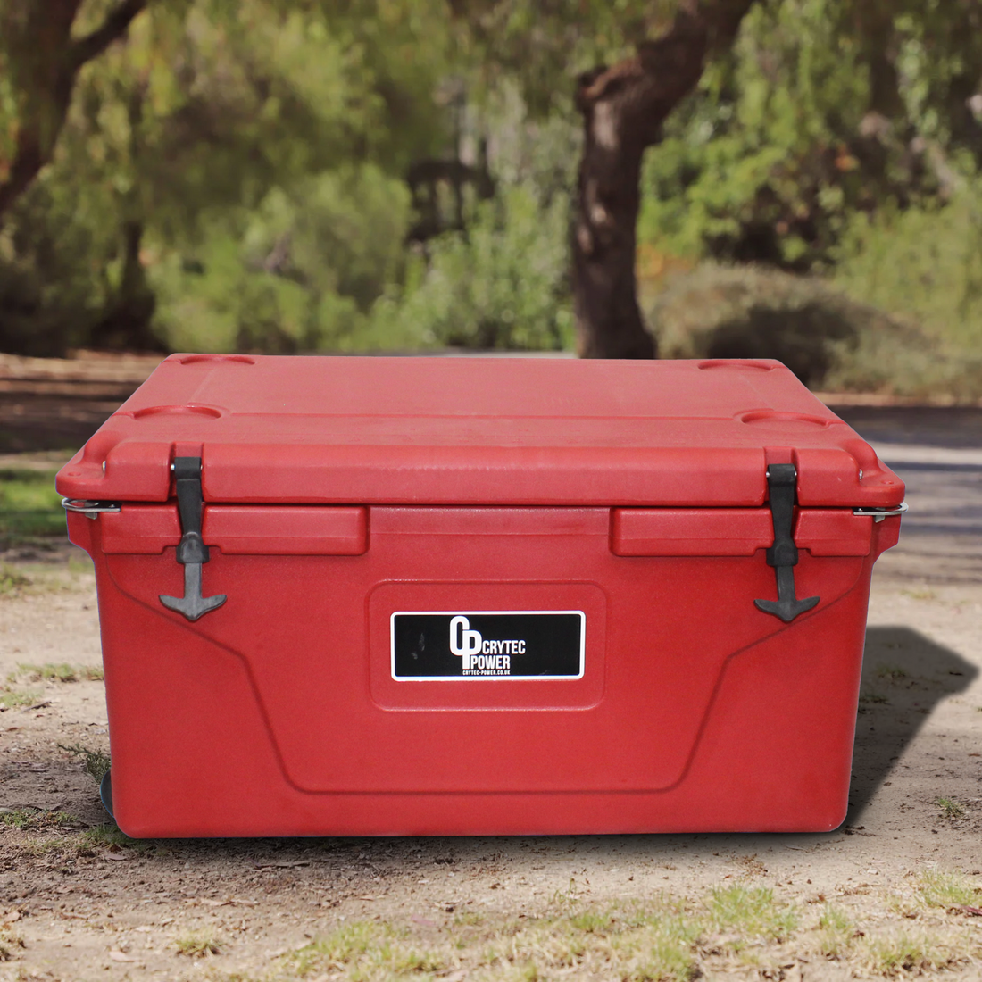 Crytec | 85 qt (80.44 Litre) | Hardened Cool Box | Ice Holder | Drinks