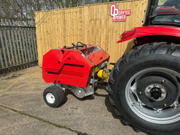 Crytec 870 Compact Round Mini Hay Baler For Tractor Small Holding Farm