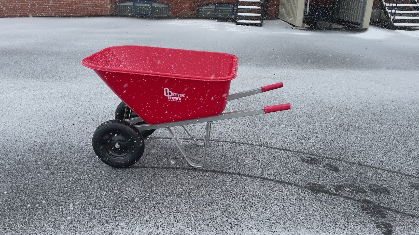 Crytec | 200 Litre | Plastic | Wheelbarrow | Commercial Grade | Builde